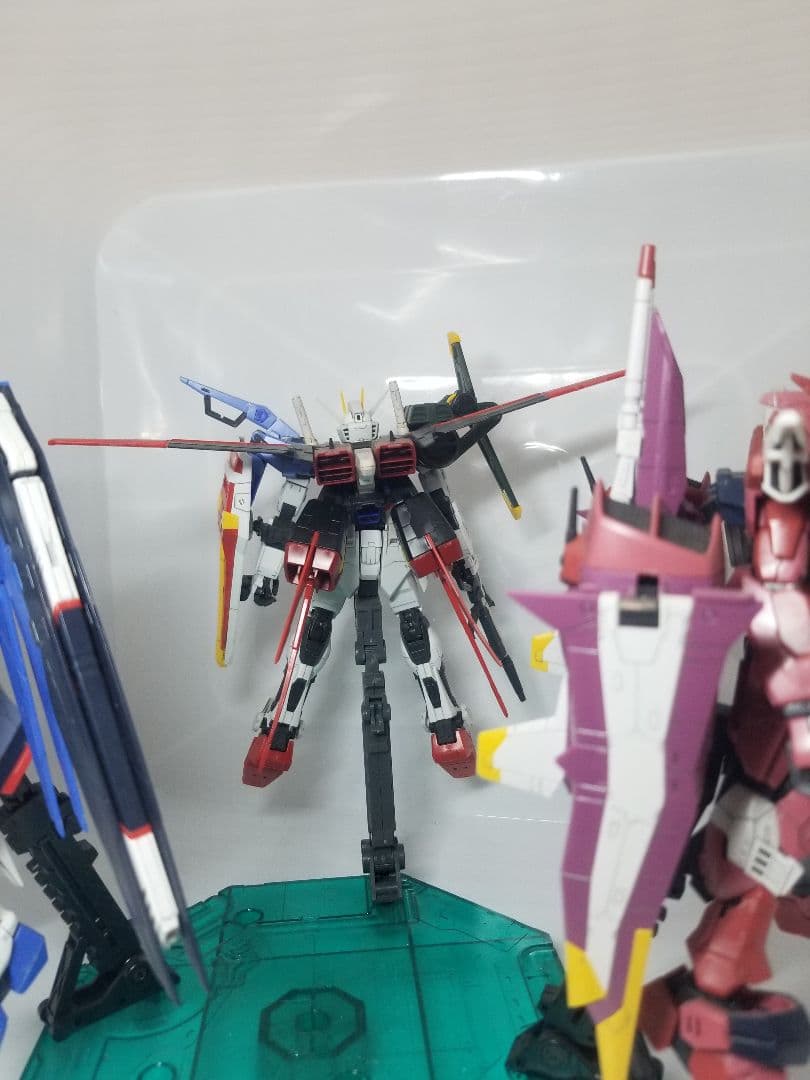 RG　ストライクガンダム　ジャスティスガンダム　フリーダムガンダム