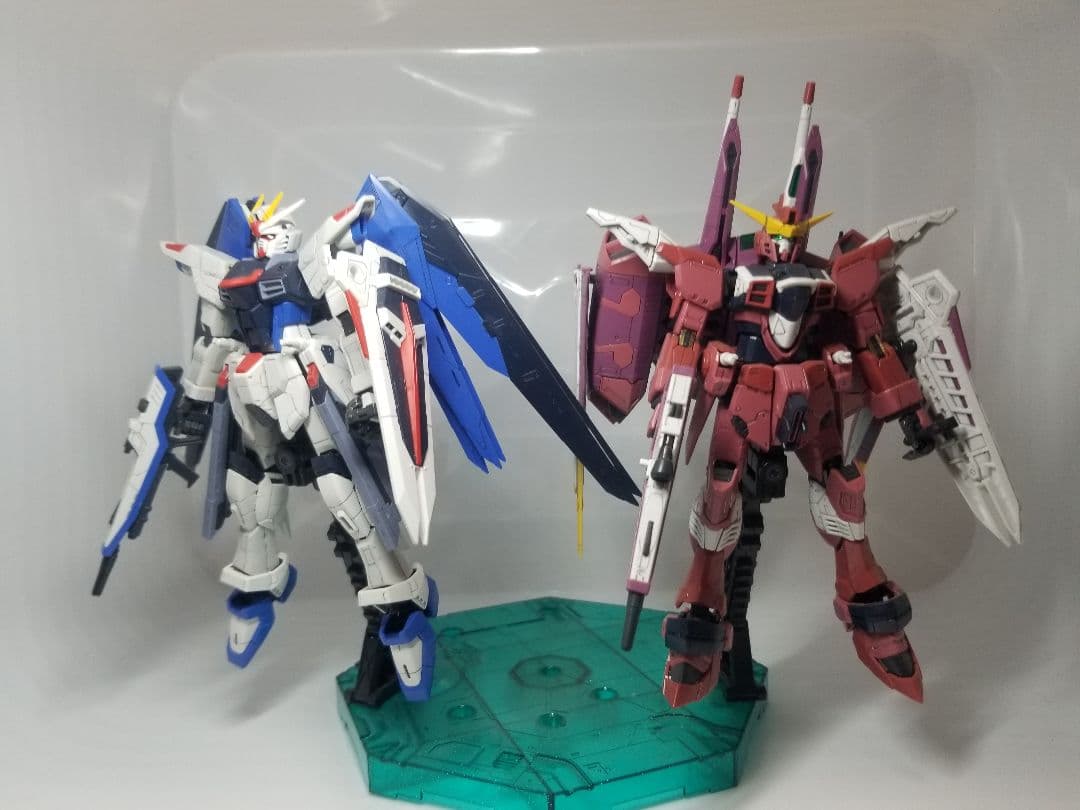 RG　ストライクガンダム　ジャスティスガンダム　フリーダムガンダム
