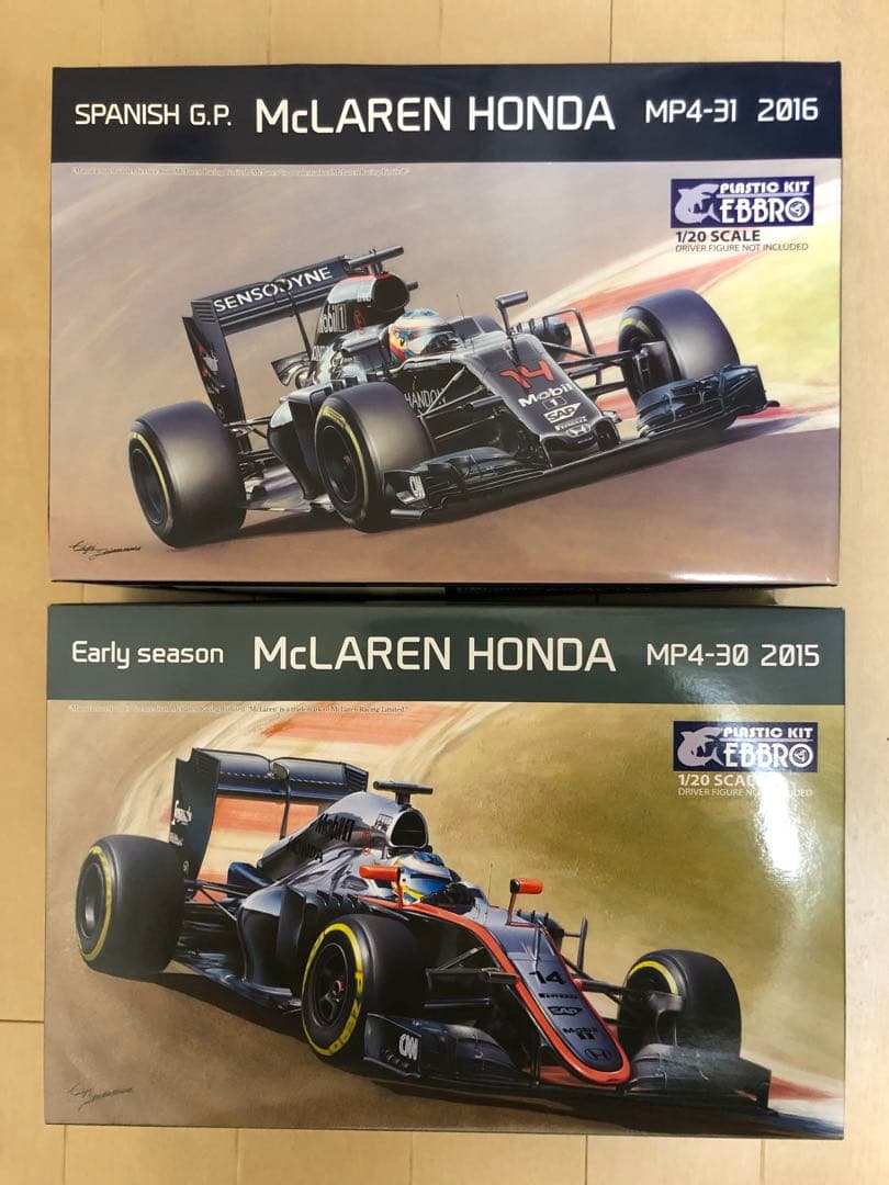 McLaren Honda MP4-31 & MP4-30 プラモデルキット