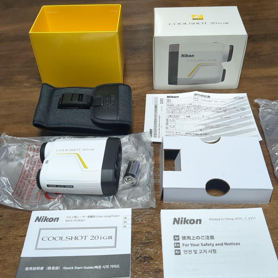 新品 ニコン Nikon レーザー距離計 COOLSHOT 20iGII
