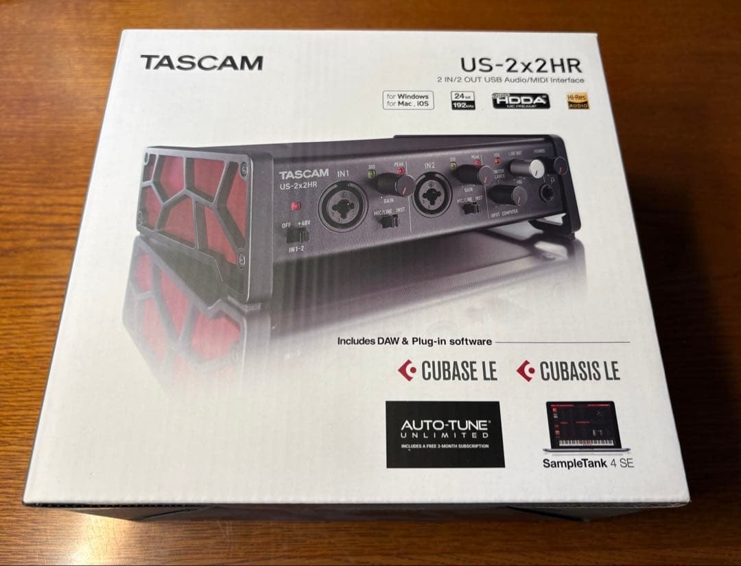 TASCAM US-2×2HR オーディオインターフェイス
