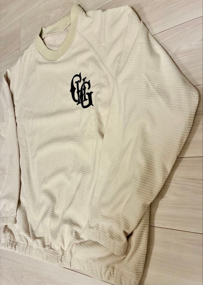 Cph/Golf CLUB WAFFLE P/O JKT 【WHITE】 L