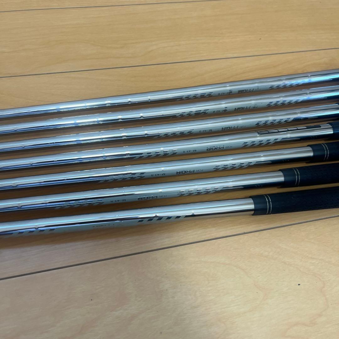 PRGR　アイアンセット スチールシャフト 4-PW