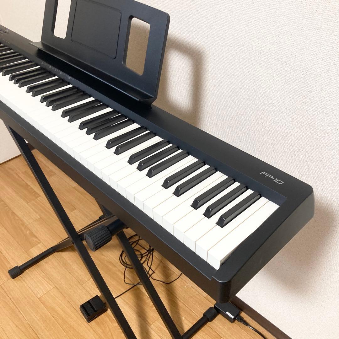 極美品 Roland 電子ピアノ FP-10 2023年製 スタンド付属 88鍵