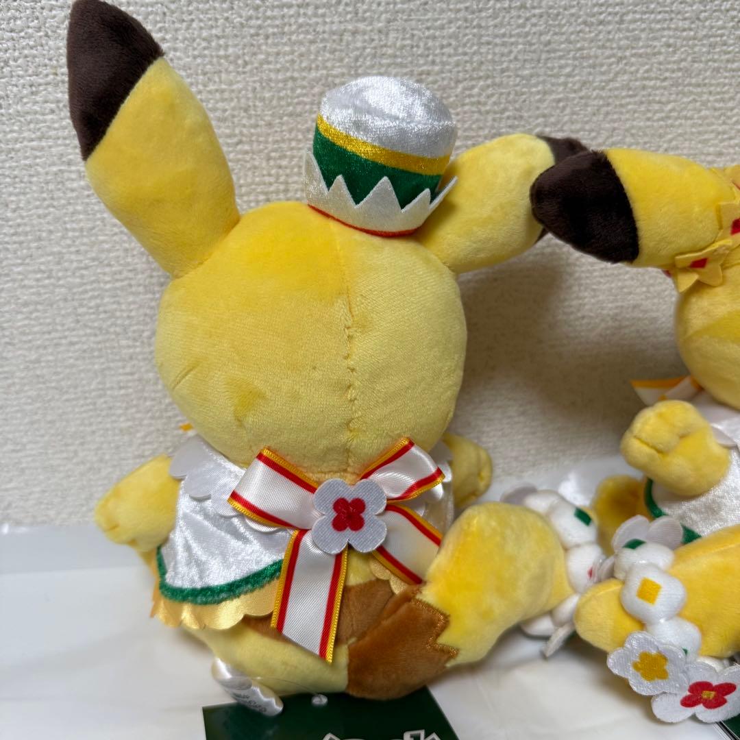 ポケパーク カントー 限定品 ピカチュウ ぬいぐるみ カーニバル衣装 セット