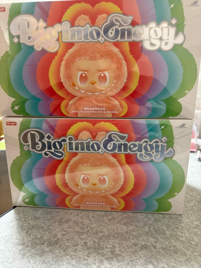 ラブブ Big into Energy Labubu シュリンク付き　2BOX