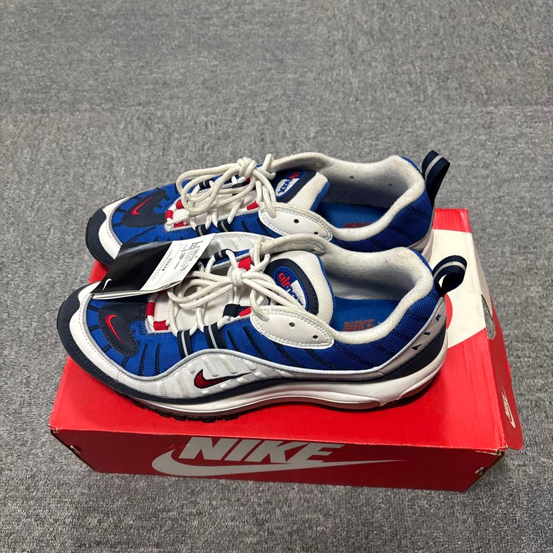 値下げ　Nike ガンダムAir Max 青白赤 シューズ 箱付き
