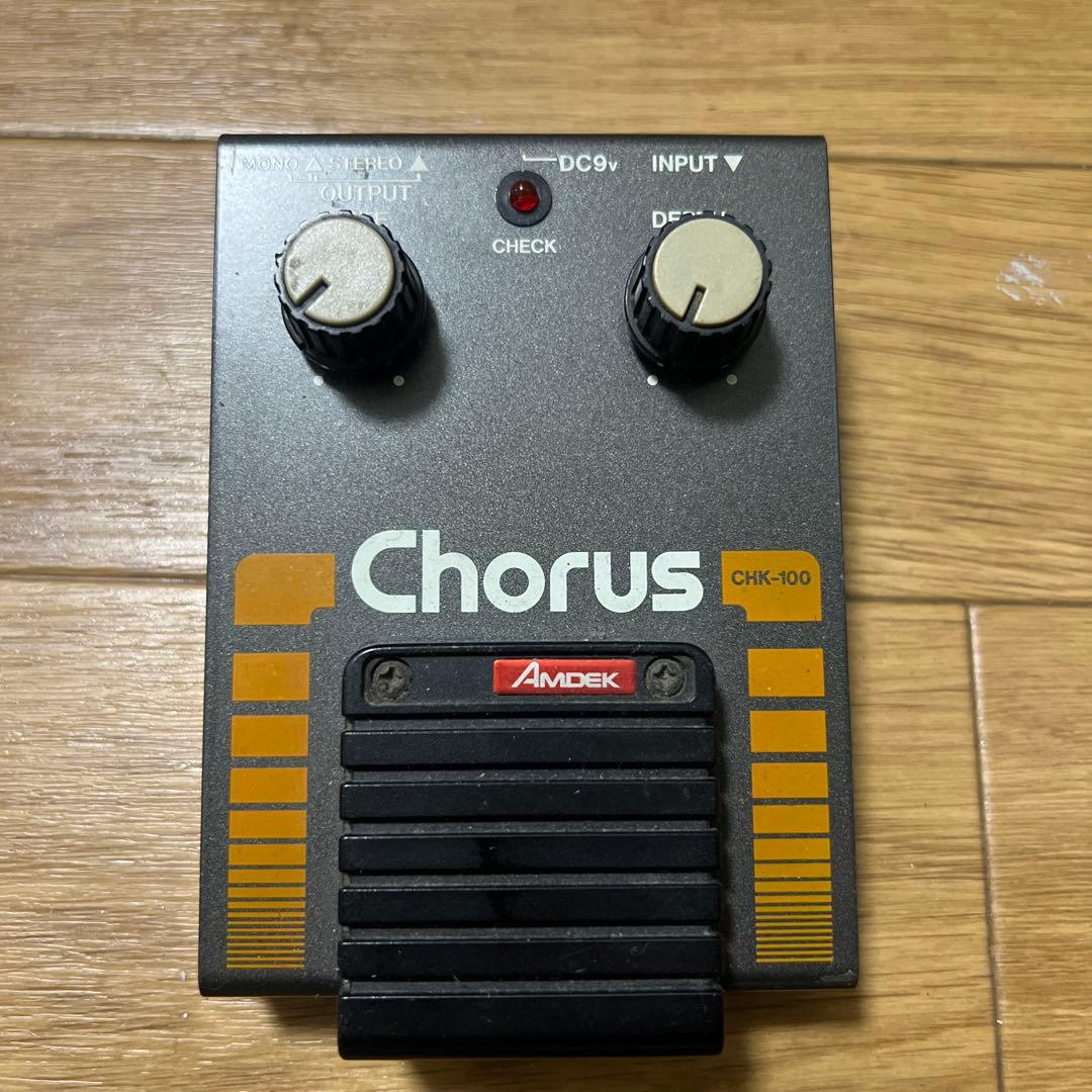 amdek chk-100 chorus エフェクター　日本製　中古品