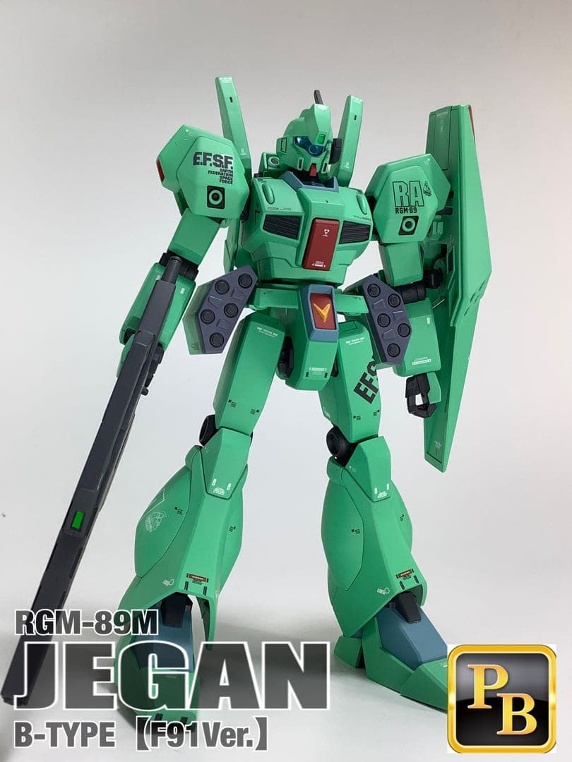 プレバン限定 HG RGM-89M ジェガン B-TYPE (F91Ver.)