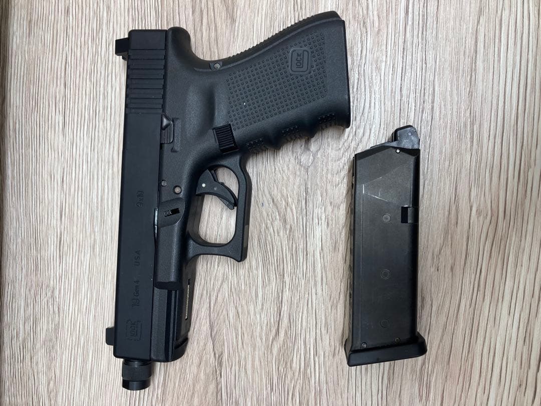 【美品】東京マルイGlock 19Gen.4 スライドカスタム済 書類一式付き
