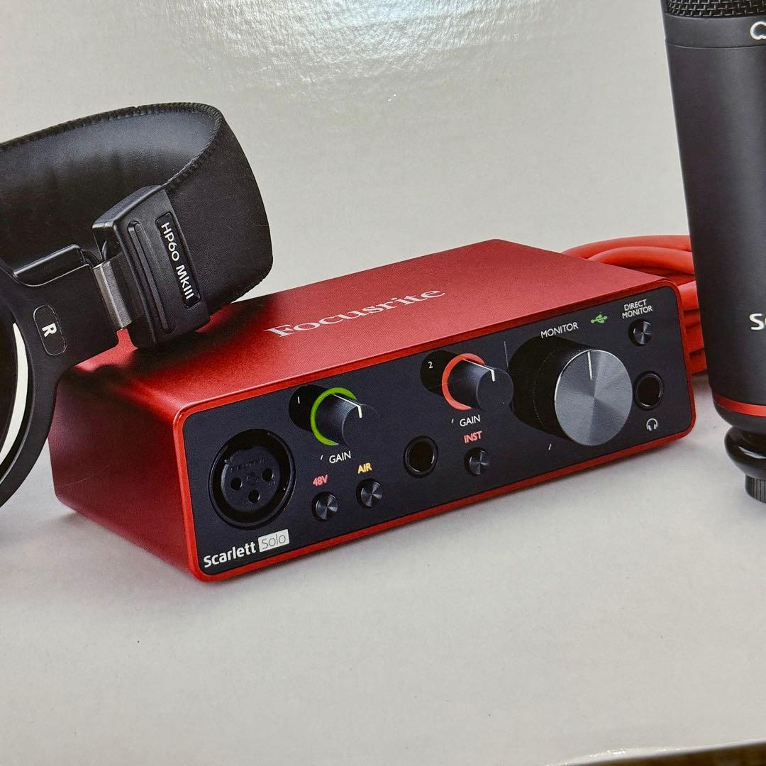 ほぼ新品！Focusrite / Scarlett solo Gen. 3