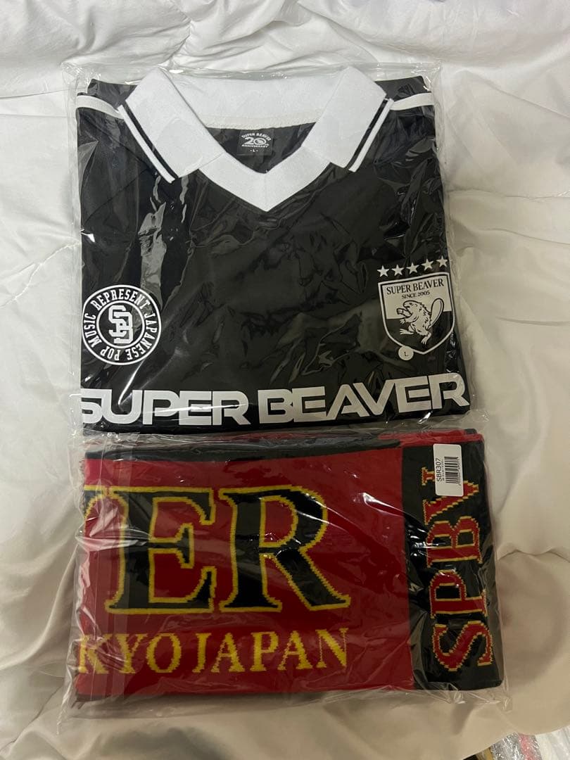 SUPER BEAVER サッカーシャツとサッカーマフラーセット Ｌサイズ