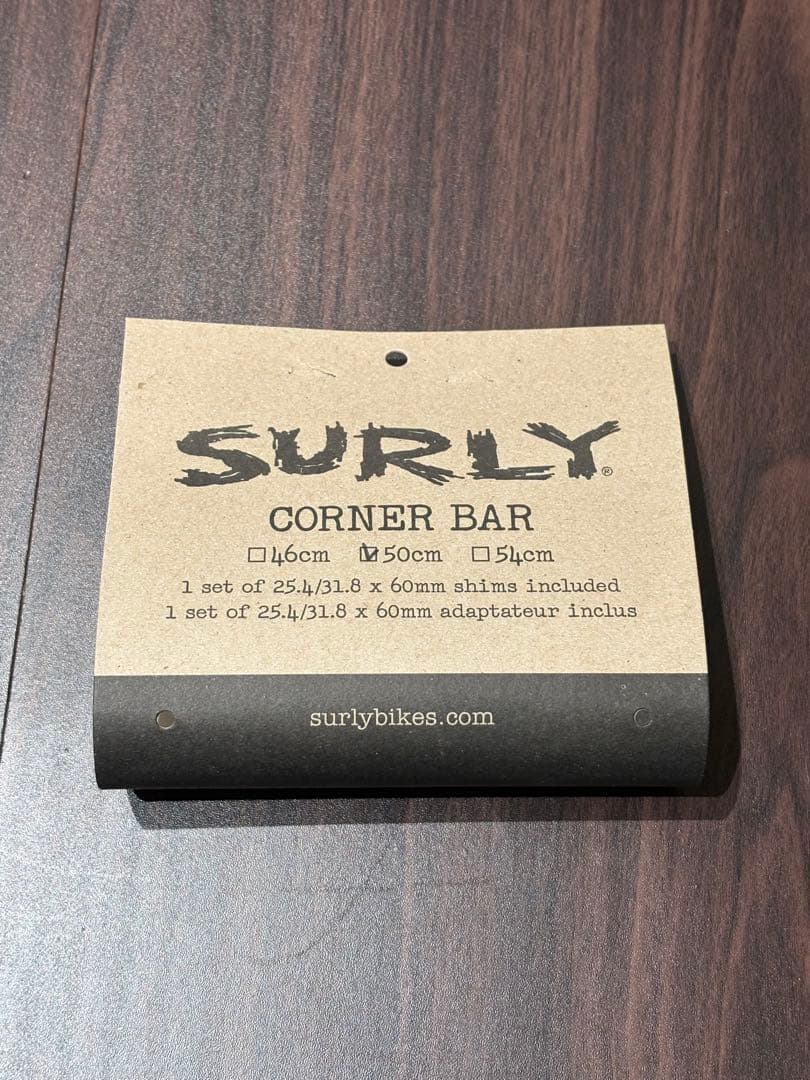 SURLY CORNER BAR 50cm ハンドルバー