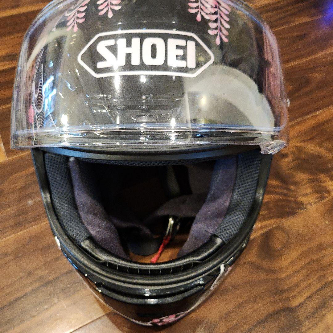 SHOEI フルフェイスヘルメット 桜柄女性用Mサイズ　シン