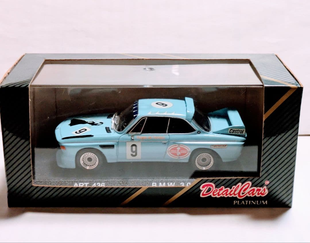 貴重もの、 ３.０ＣＳ レーシング１９７７年式DetailCars１/43
