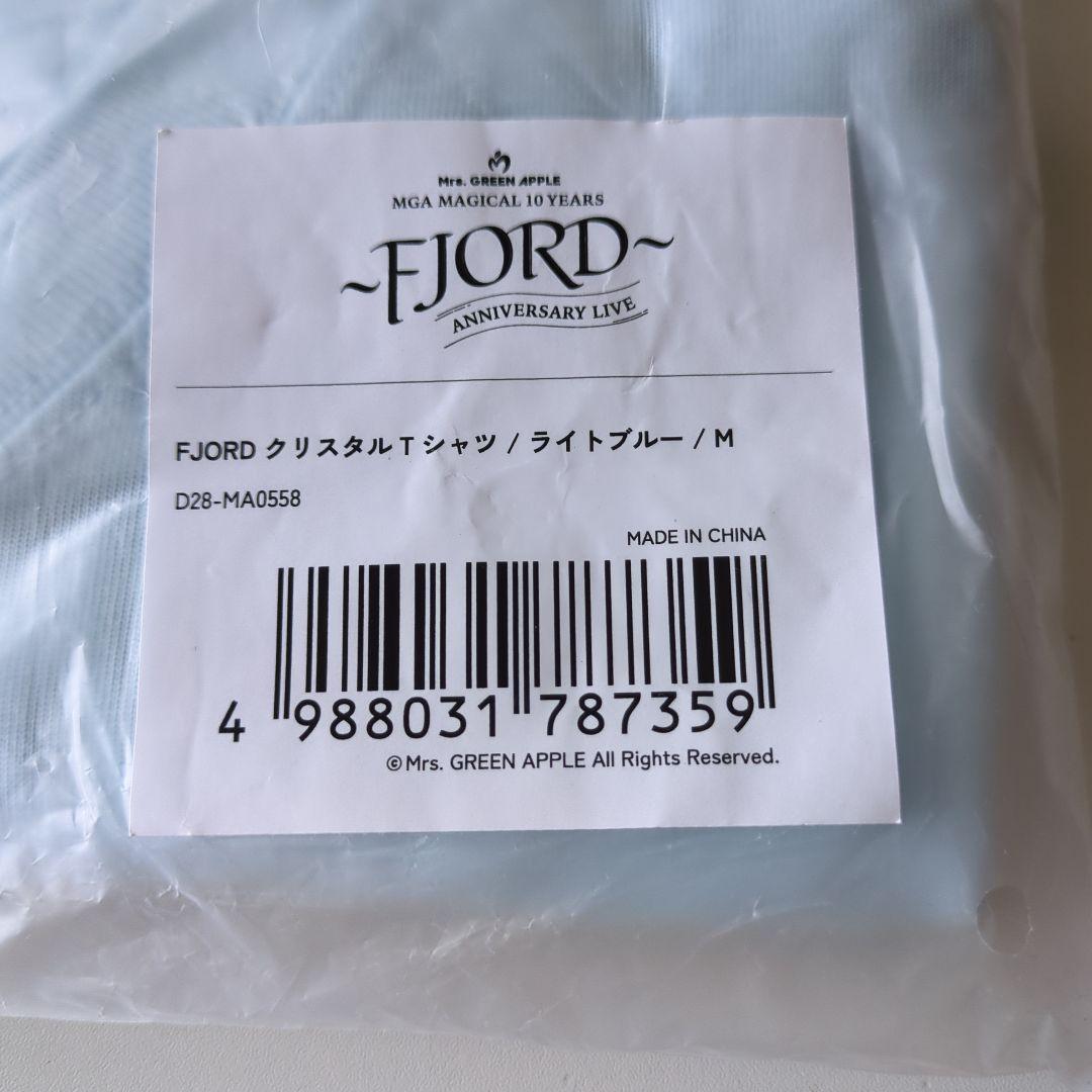 ミセス　フィヨルド　 Tシャツ M クリスタル　ライトブルー　FJORD