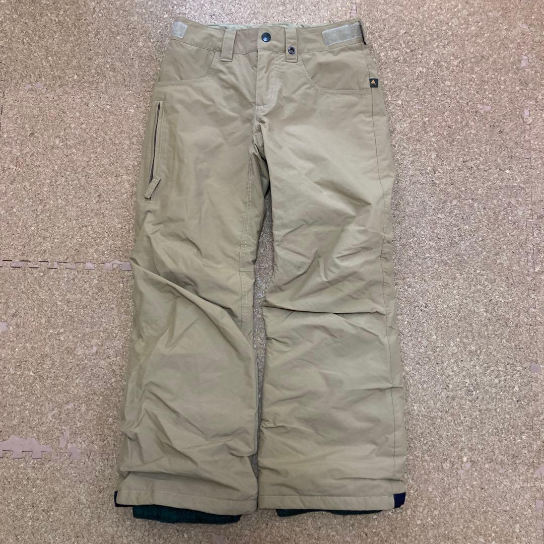 【美品】バートン BURTONキッズ上下 セット子供Sサイズ 120紺赤ベージュ