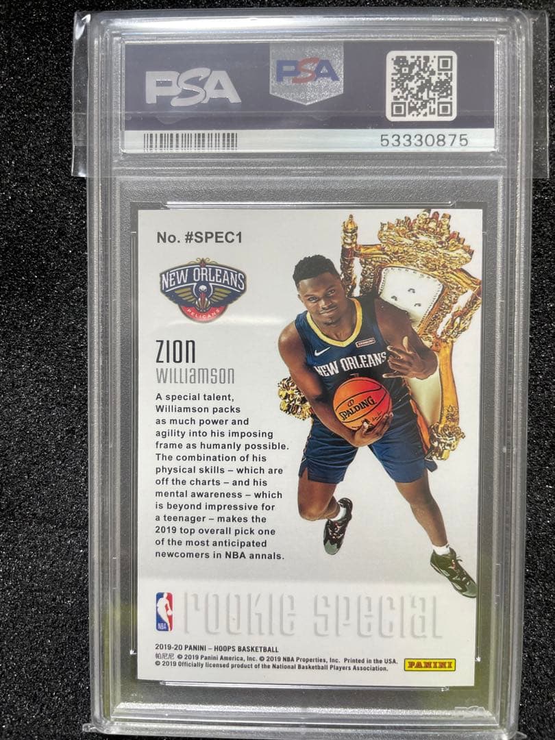 その他 PSA10 Zion Williamson Rookie Special RC