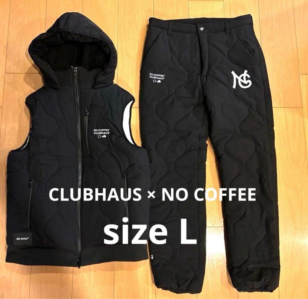 【即完売品】CLUBHAUS NO GOLF ダウン ベスト　パンツ　セット