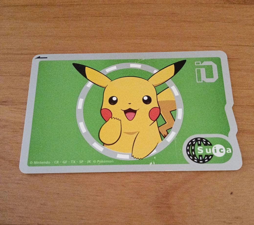 【使用可能】ポケモン ピカチュウ Suica