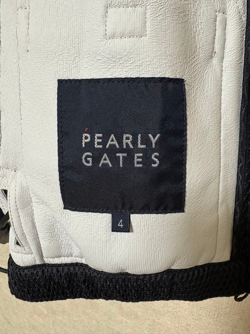 PEARLY GATES メッシュファン付きベスト