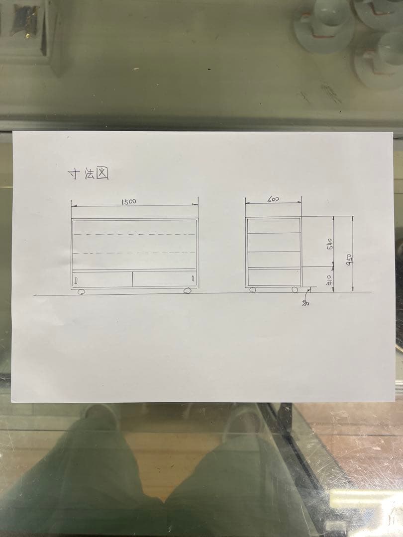 ショーケース　ショップ用ガラスショーケース　送料込み