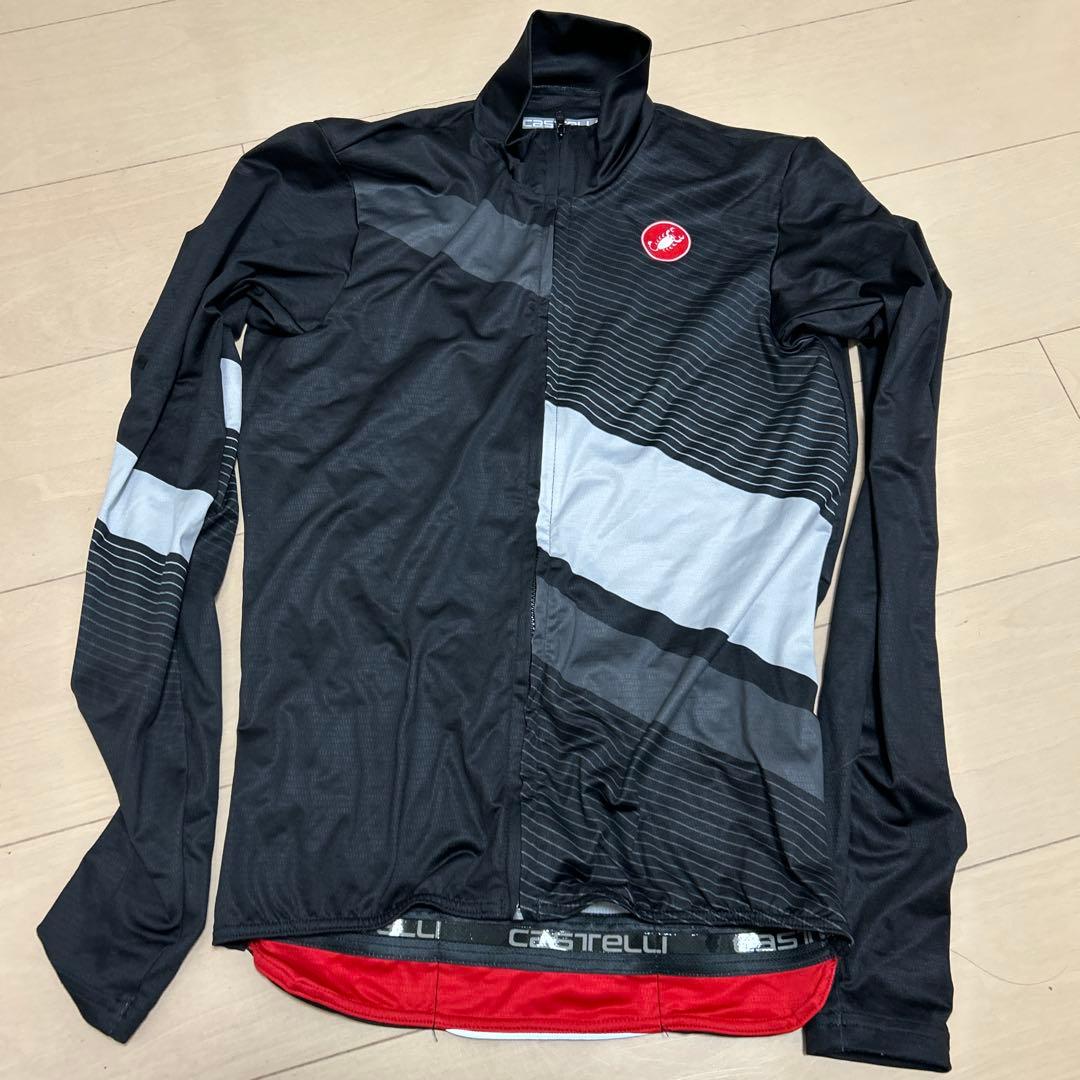 CASTELLI 長袖ジャージ M、ビブタイツ S