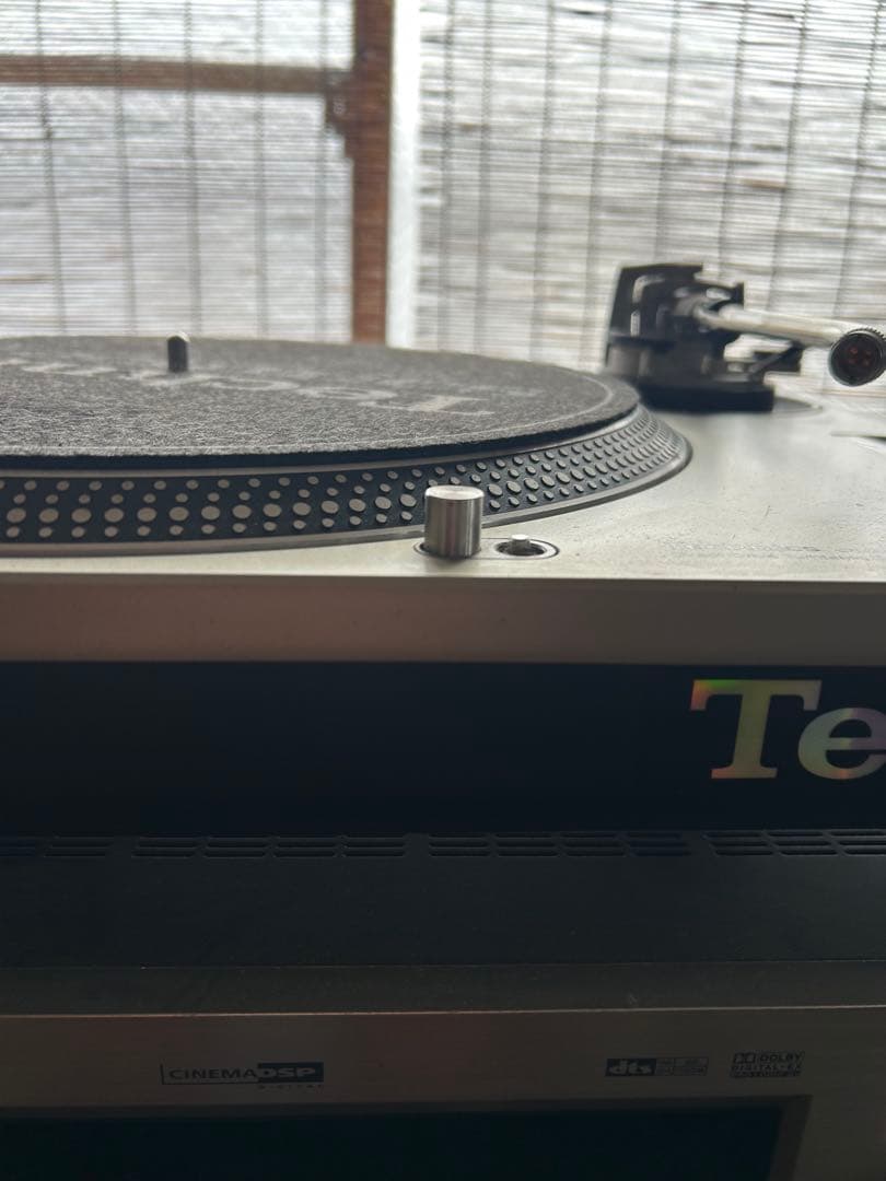 Technics SL-1200 MK3D ターンテーブル カバー付き