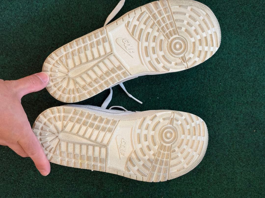 シューズ(男性用) AIR JORDAN1 GOLF LOW White Crocodile