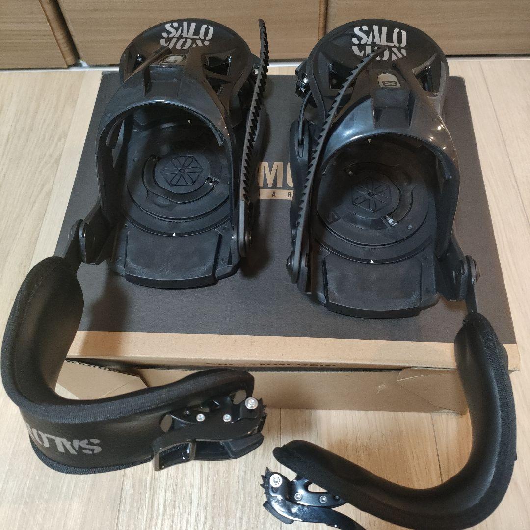 SALOMON UNITE KID スノーボードXSビンディングサロモン黒