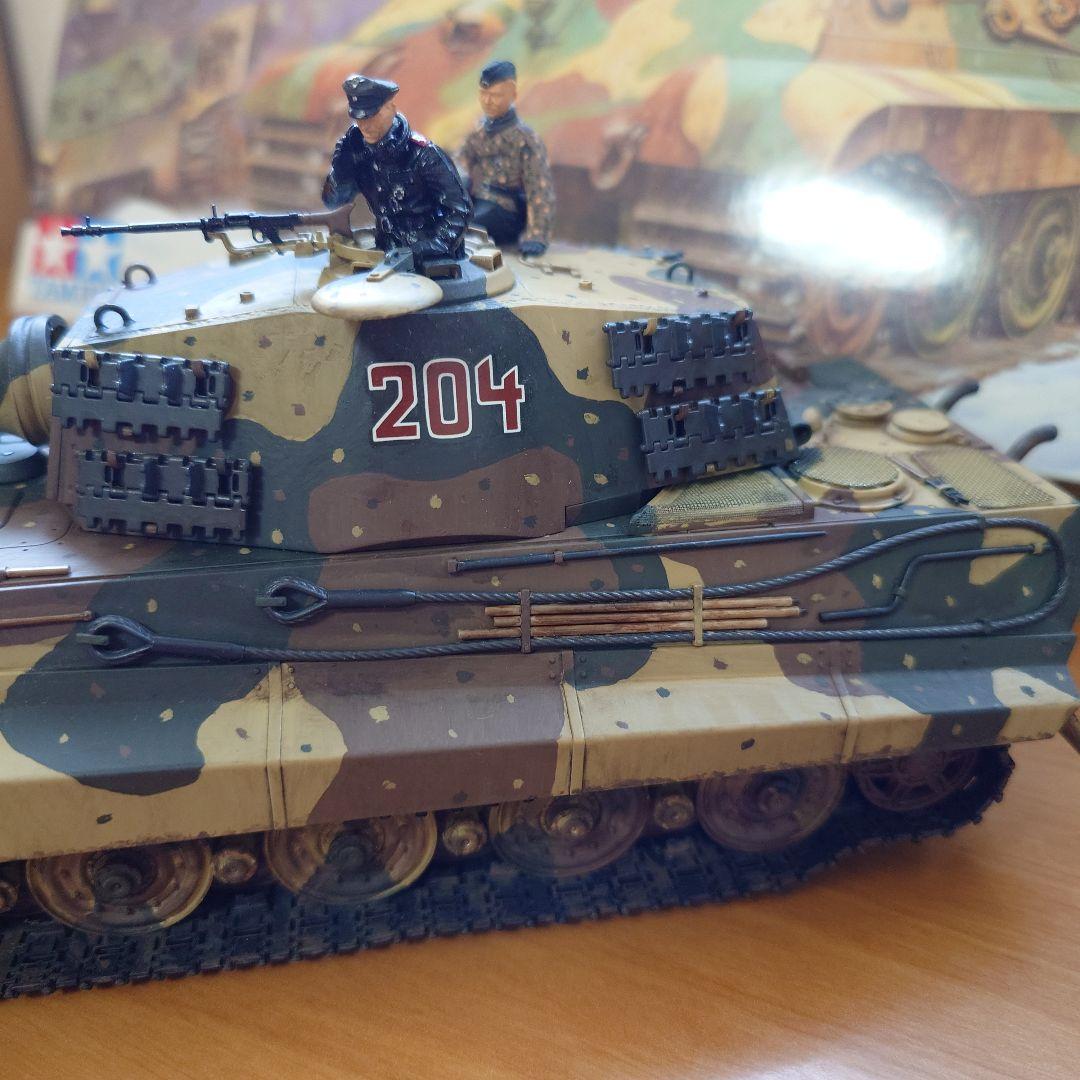 TAMIYA 1/35 KING TIGER オートバイ付【完成品】