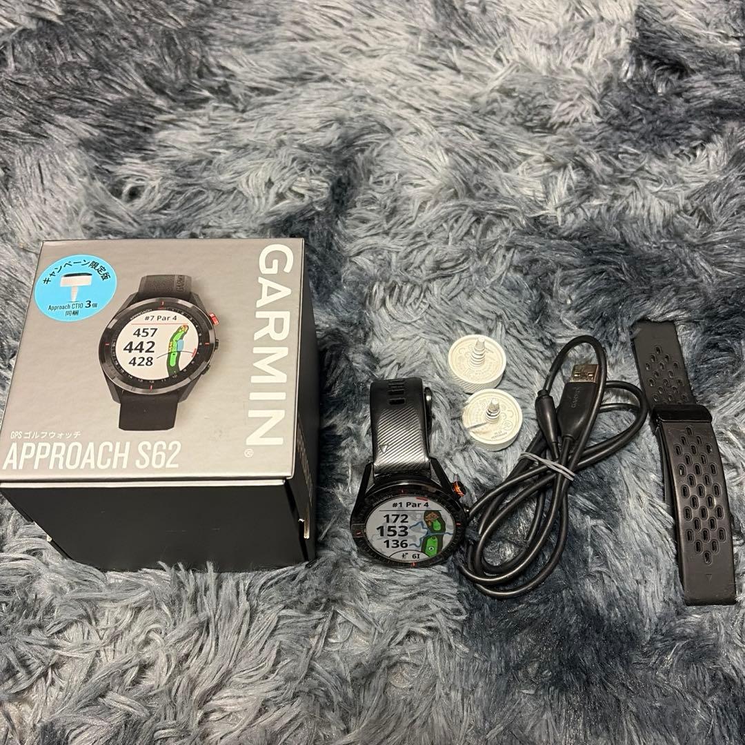 Garmin Approach S62ゴルフ用GPSウォッチ　CT10✖️2