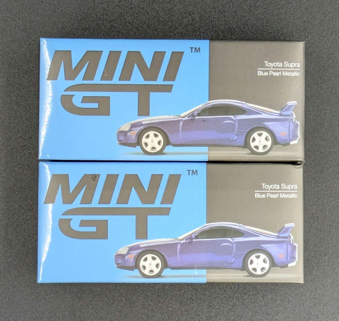 MINI GT トヨタスープラ ブルーパールメタリック 2個セット