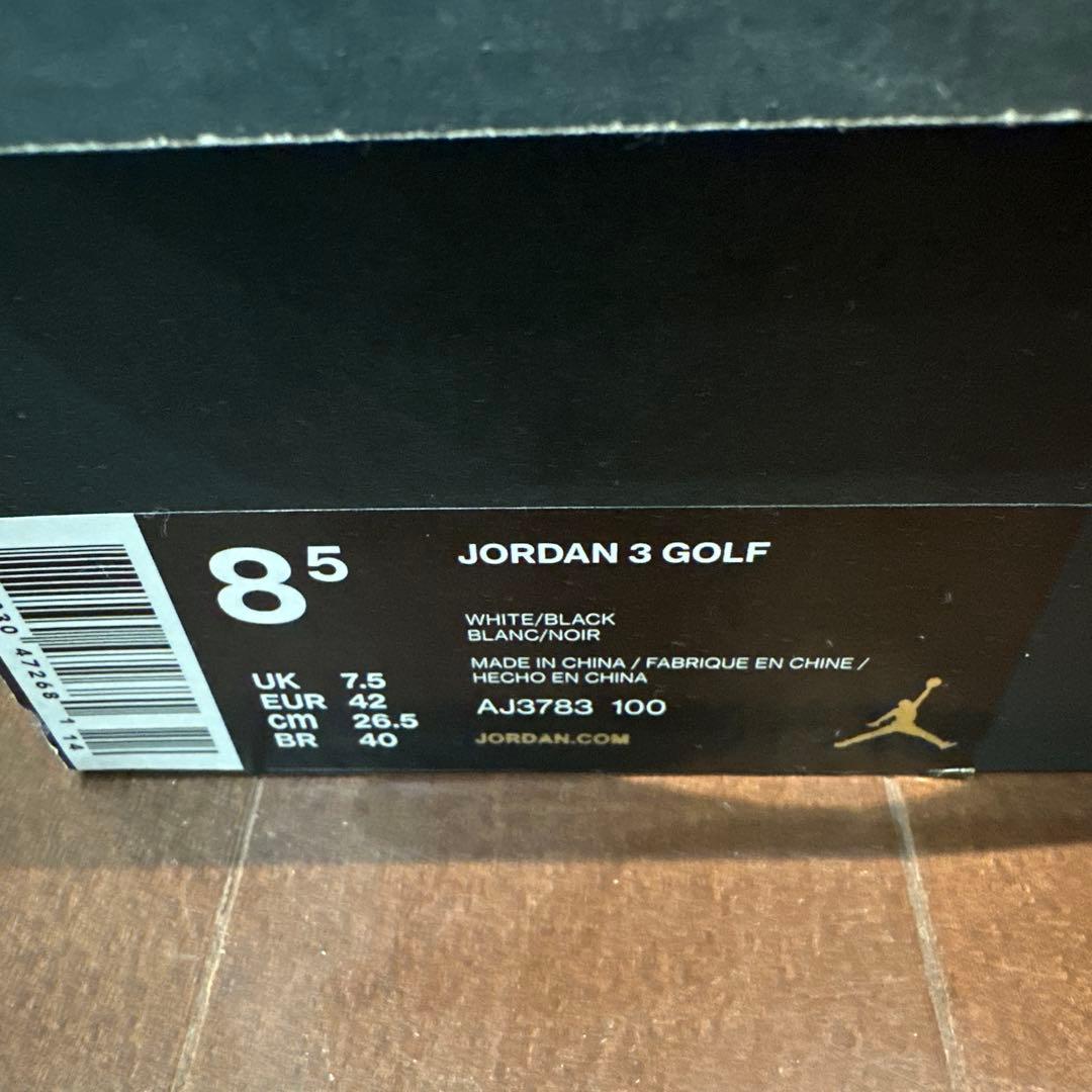 シューズ(男性用) NIKE JORDAN 3 GOLF 26.5cm