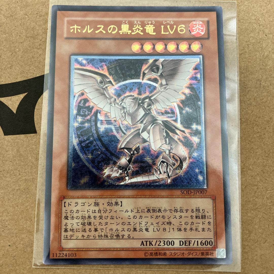 遊戯王　ホルスの黒炎竜　LV6２枚　LV8 レリーフ