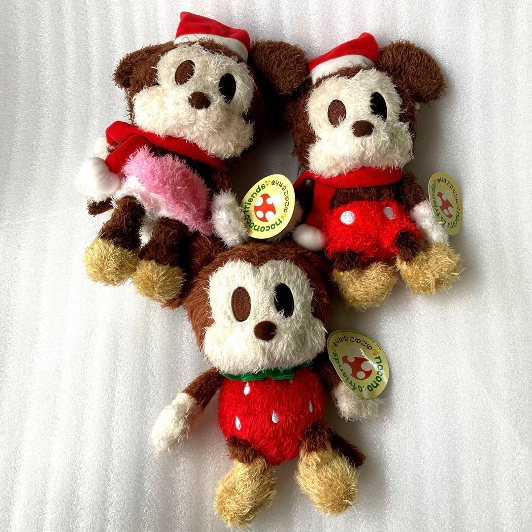 のこのこふれんず ぬいぐるみ ミッキー ミニー サンタ ディズニー ふわふわ