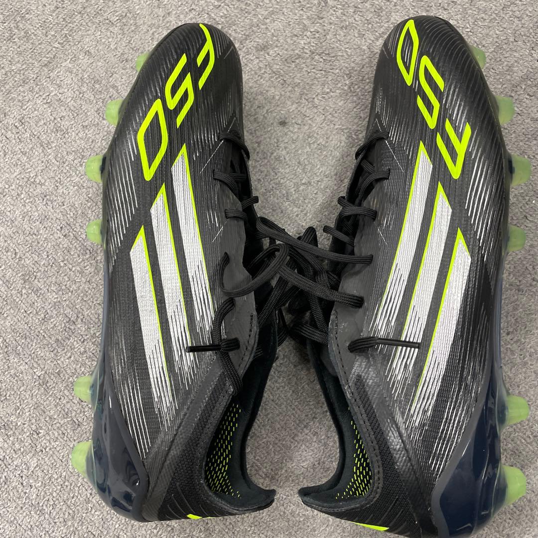 adidas F50 ブラック/イエロー スパイク　26.5 2443