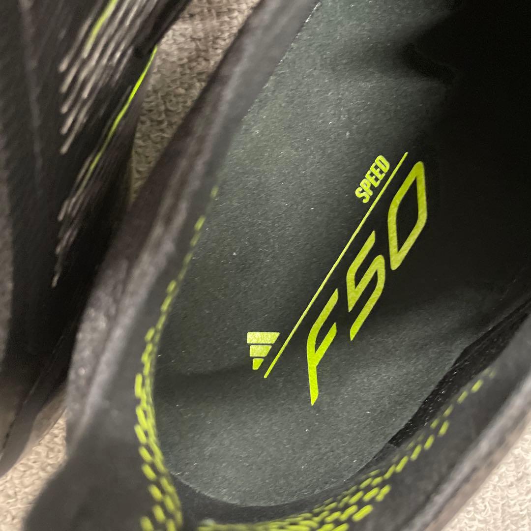 adidas F50 ブラック/イエロー スパイク　26.5 2443