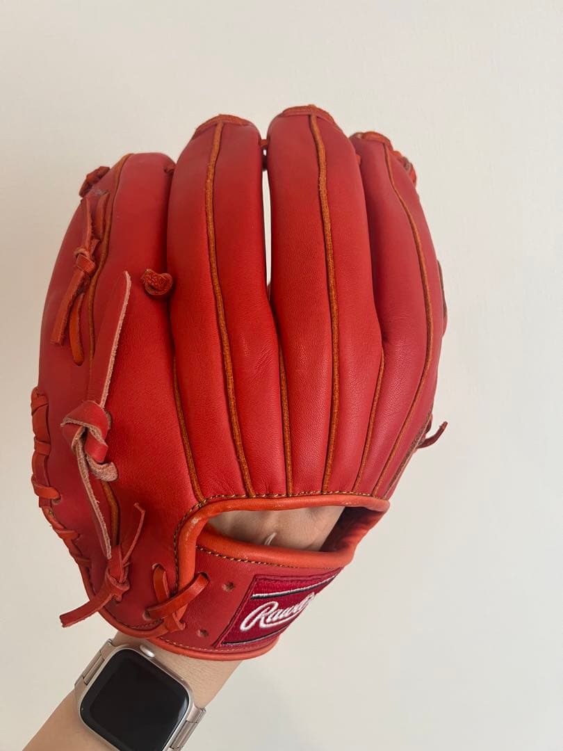 Rawlings ABSORD 軟式グローブ レッド サイン入り