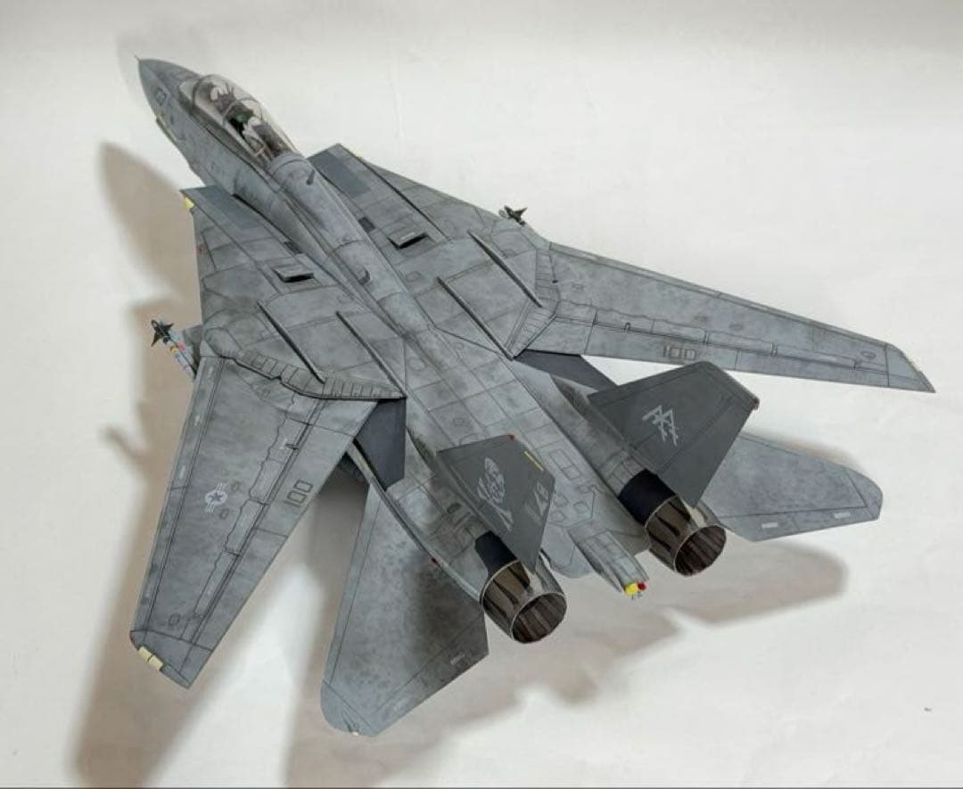 タミヤ 1/48 ジョリーロジャース仕様F-14D トムキャット 完成品