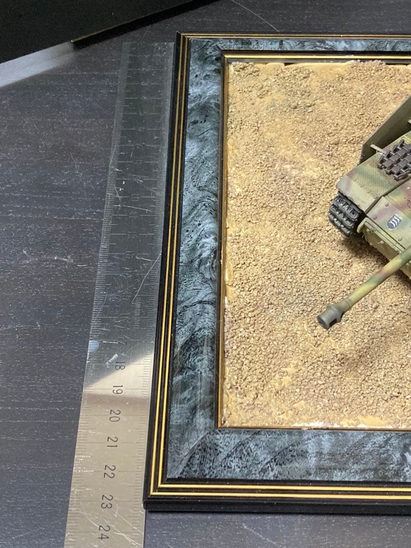 タミヤ　1/35 ドイツ軍　三号突撃砲G型　ヴィネット　完成品ジャンク