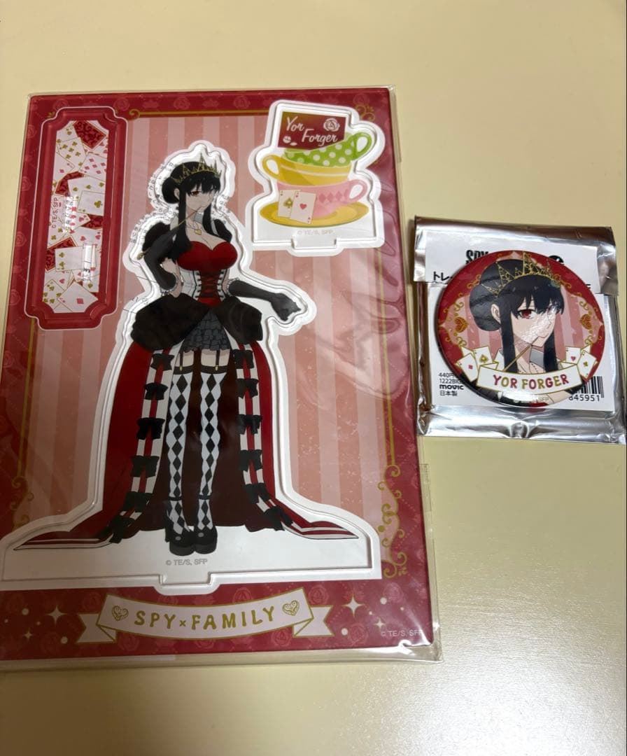 スパイファミリー TEA TIME ヨル アクスタ 缶バッジ セット まとめ売り