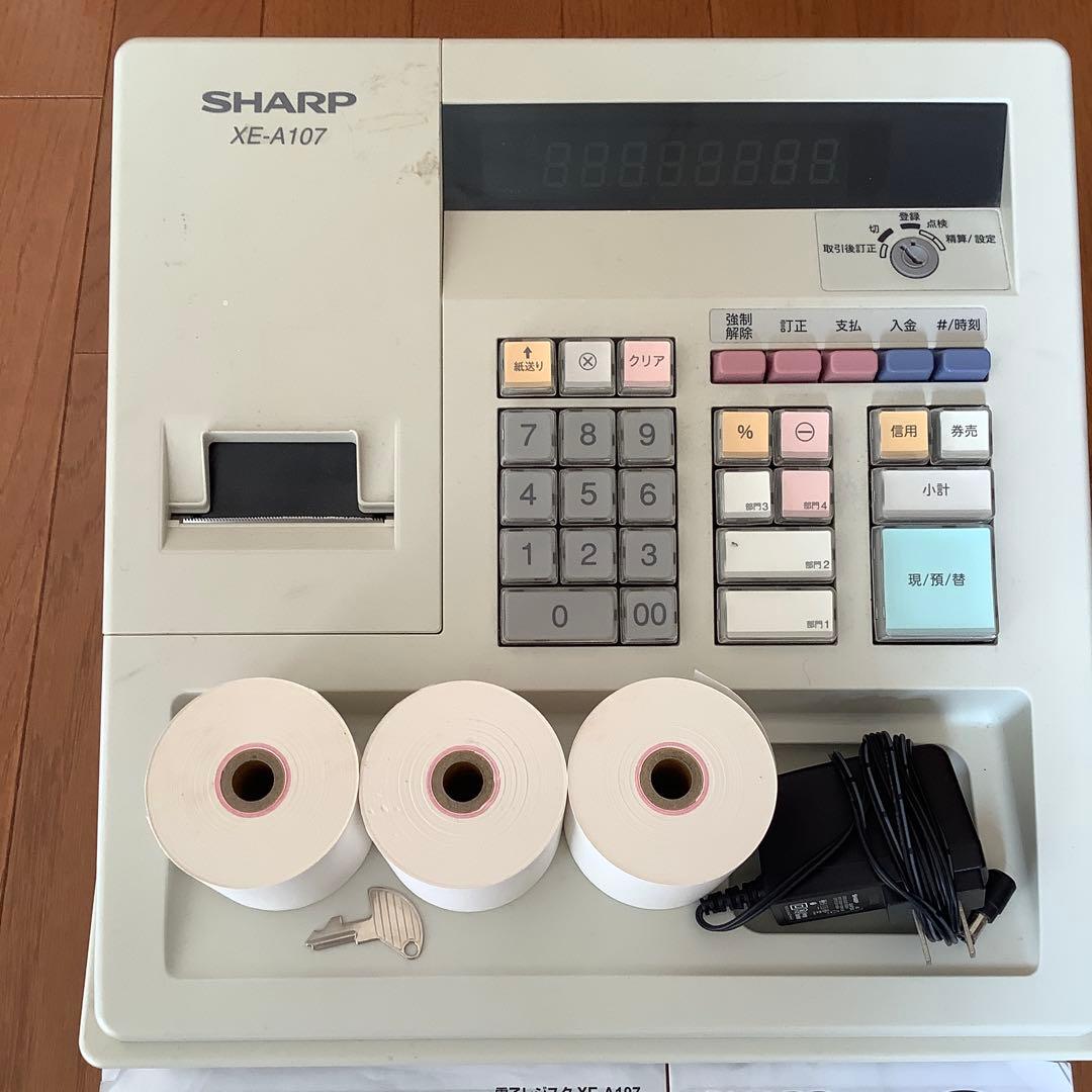 SHARP XE-A107 レジスター　美品