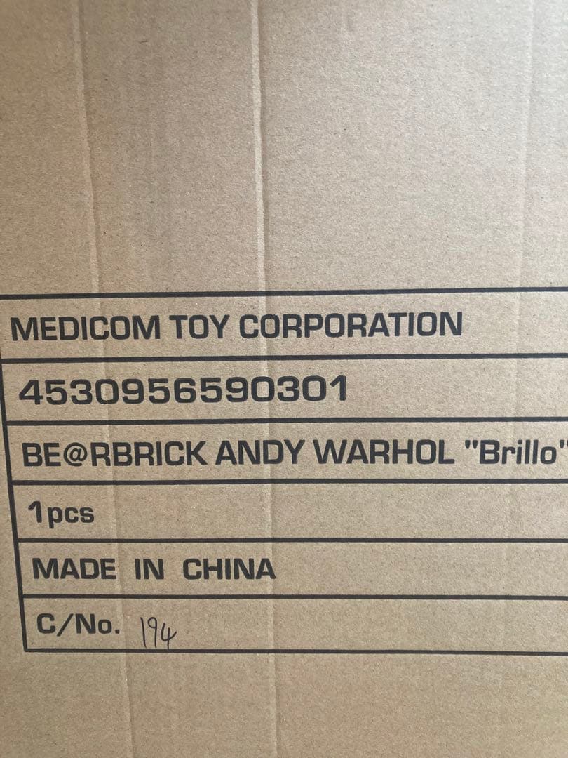 その他 BE@RBRICK WARHOL Brillo