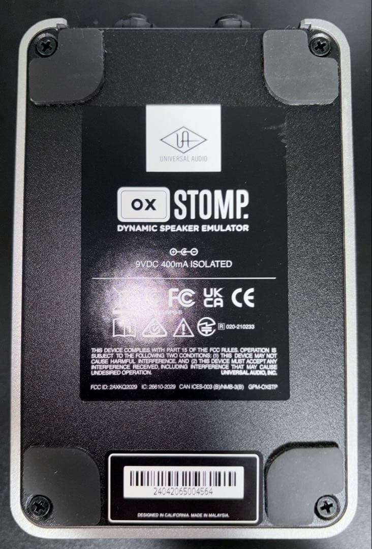 ギター UAFX OX Stomp UNIVERSAL AUDIO