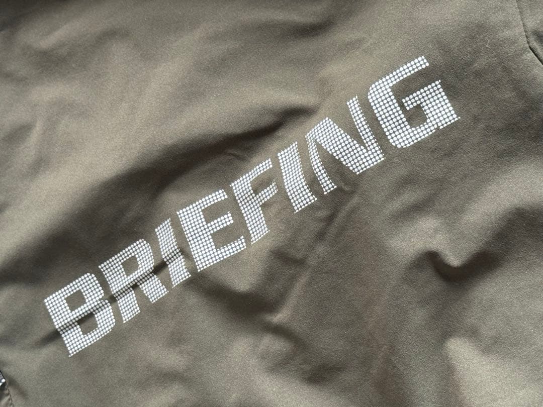 BRIEFING フルジップジャケット オリーブ