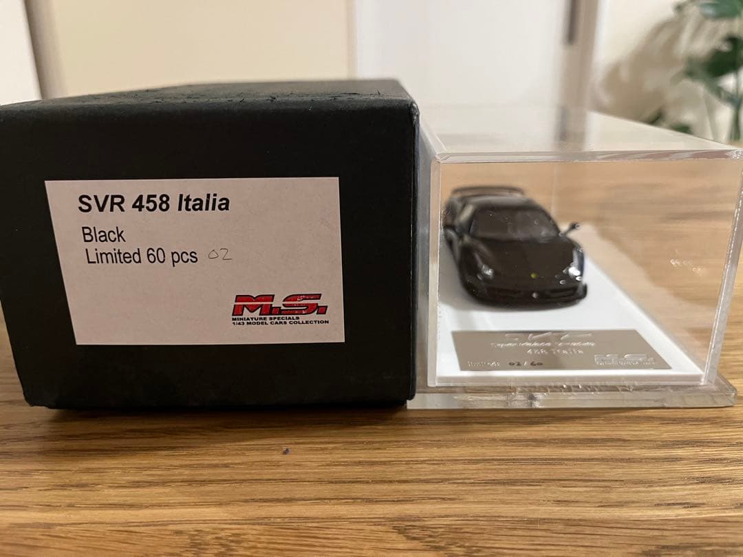 【りん】D&G 1/43 SVR 458 Italia Black