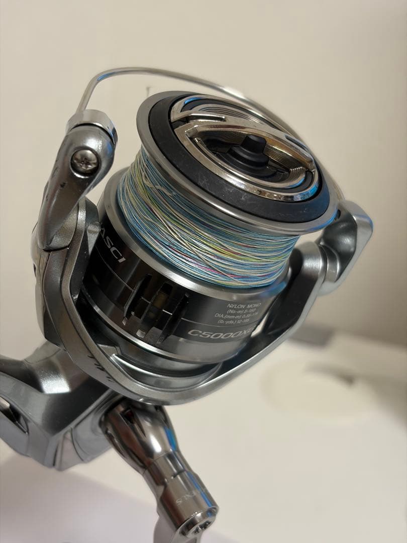 シマノ　21ナスキー　c5000xg ゴメクサスリールハンドル付き