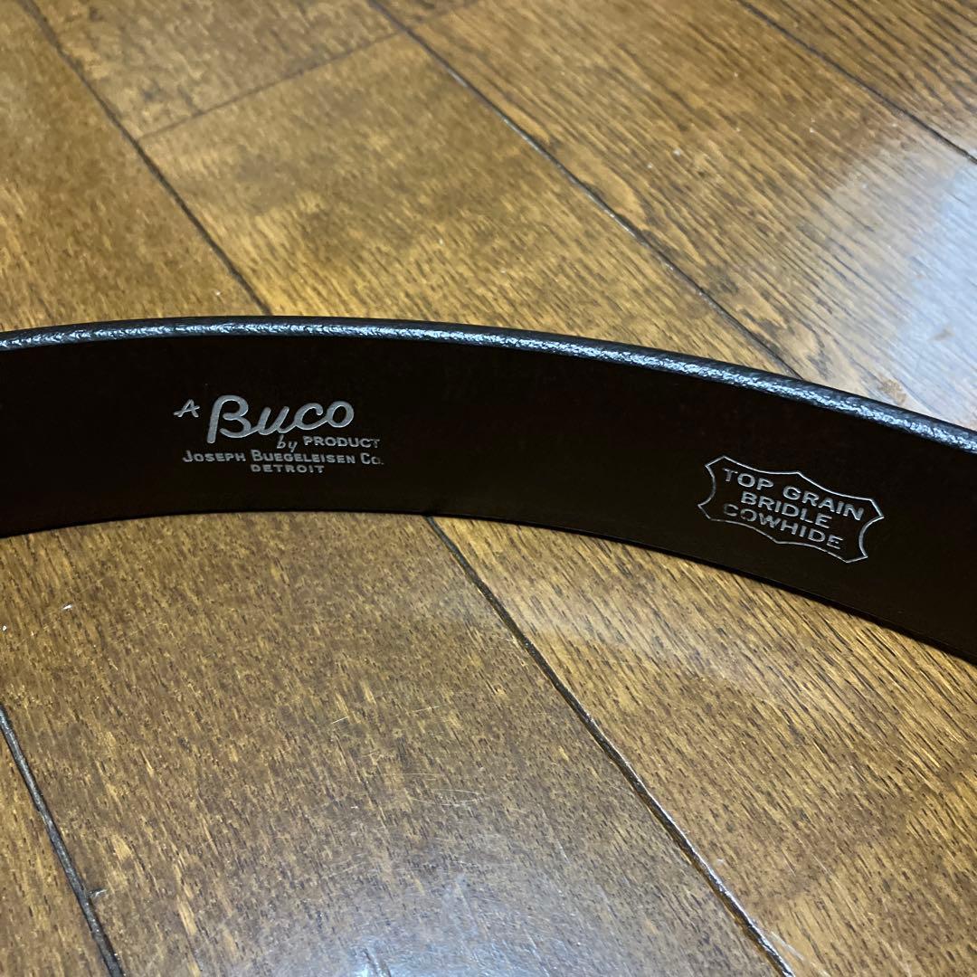 Buco トップグレインブライドルレザー ベルト 30インチ