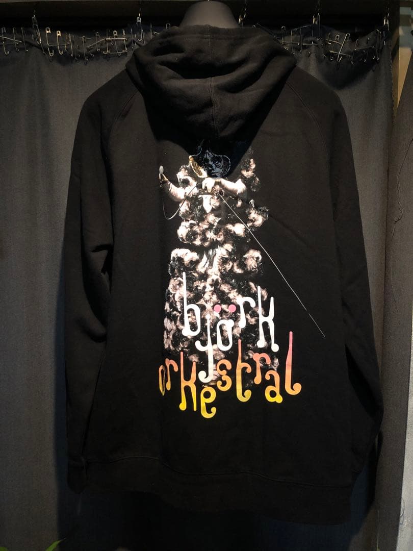 ミュージシャン 3/20 Bjork orchestral BLACK HOODIE XL